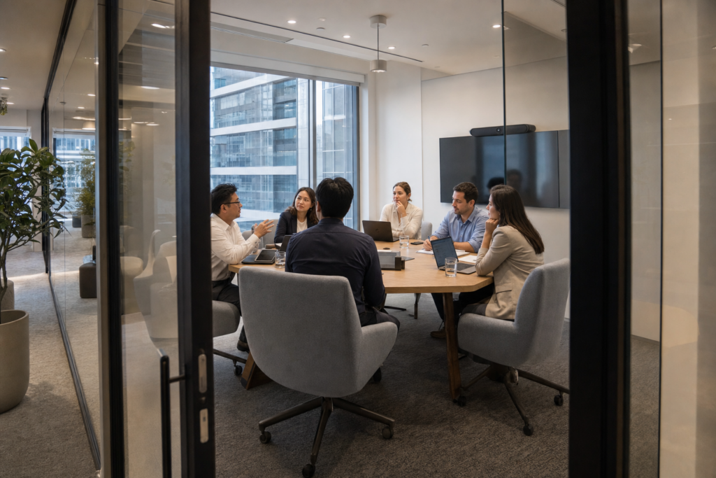 6-Person Meeting Room vs. Office for Small Teams